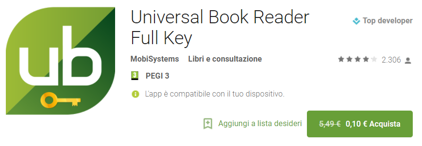 Universal Book Reader Full Key e Colin McRae Rally a soli 0,10€ sul ...