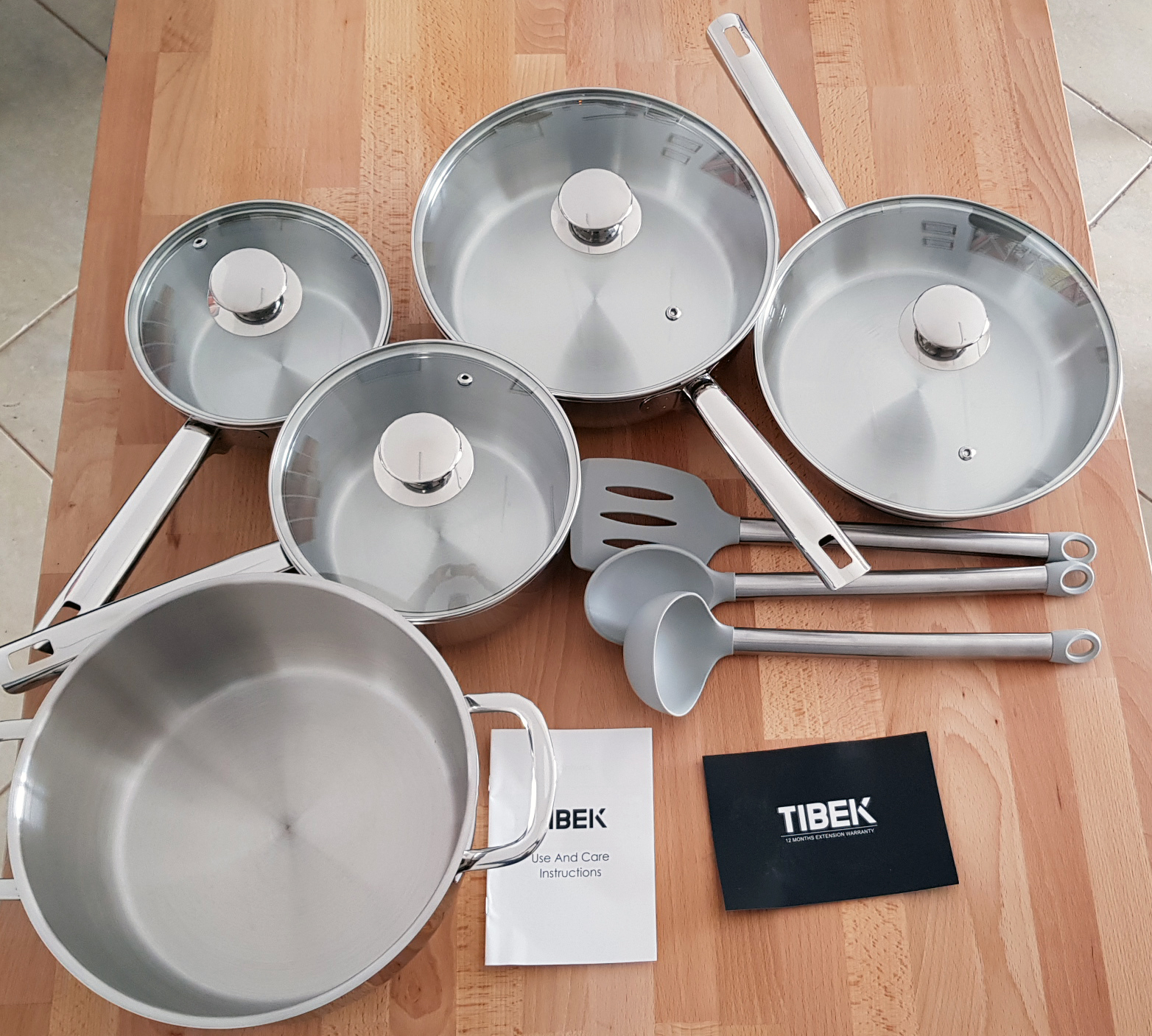 Recensione Batteria di pentole Tibek