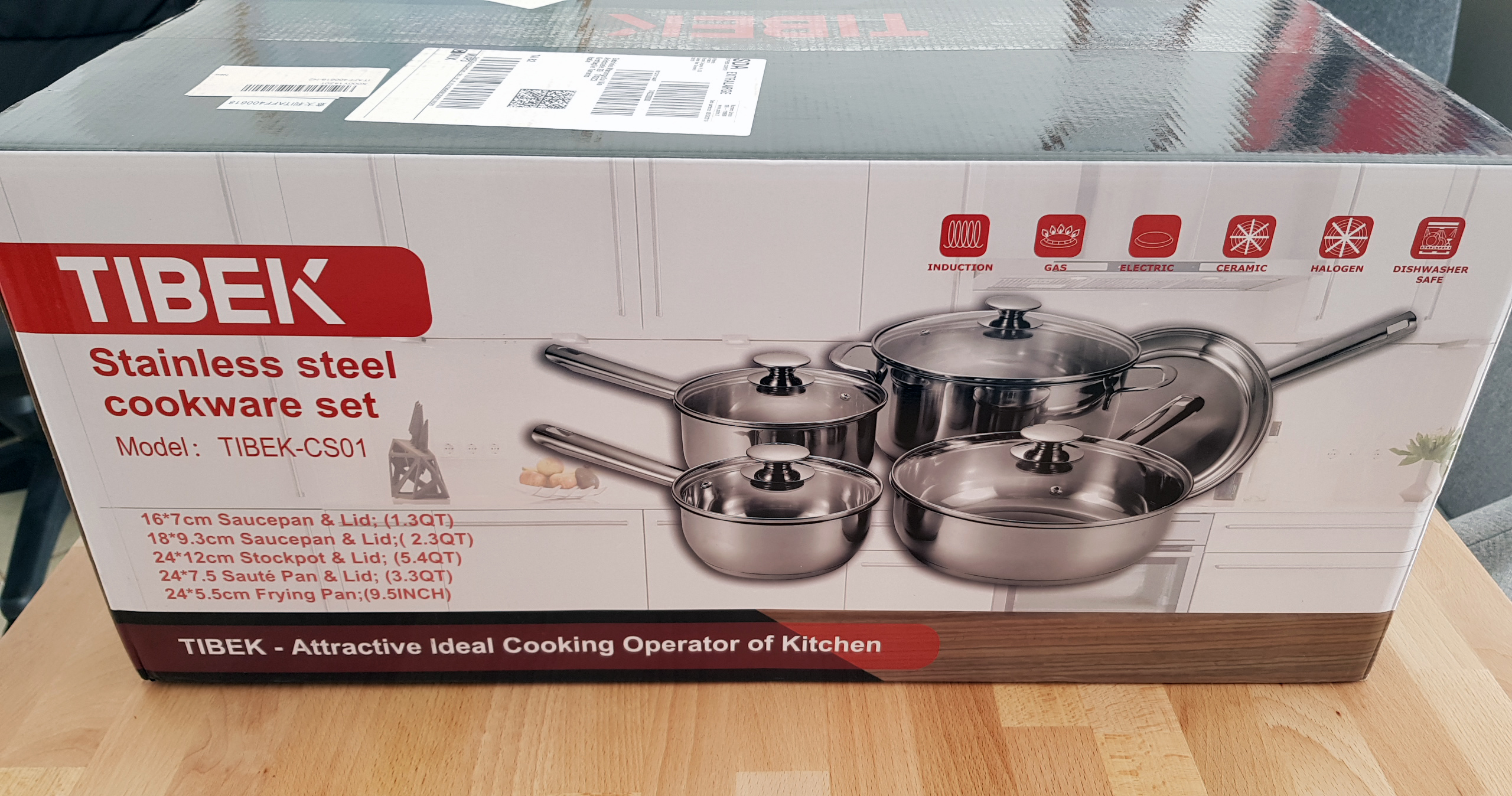 Recensione Batteria di pentole Tibek