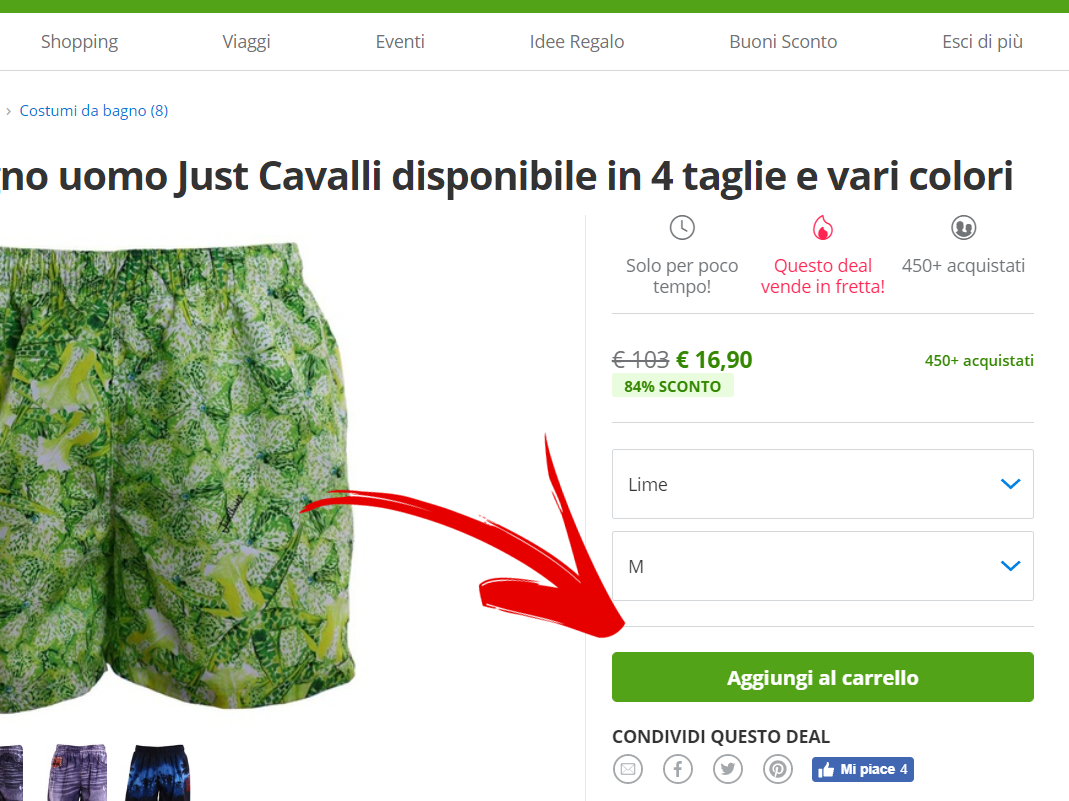 Come inserire un codice sconto su Groupon — La pagina degli sconti