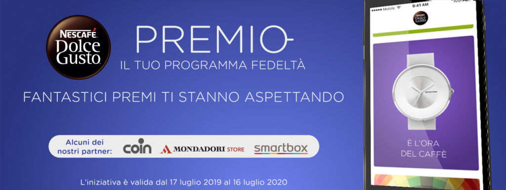 Nescafé Dolce Gusto "Premio": il programma fedeltà delle capsule caffè!