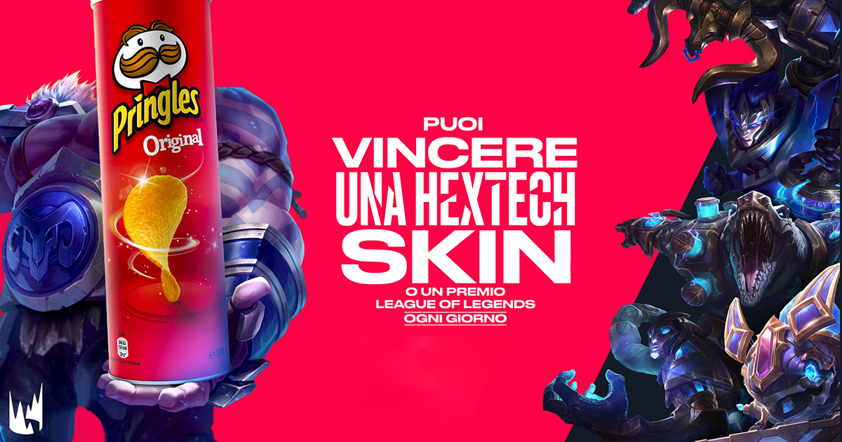 Pringles: vinci premi League of Legends con ogni tubo, tra cui Skin ...