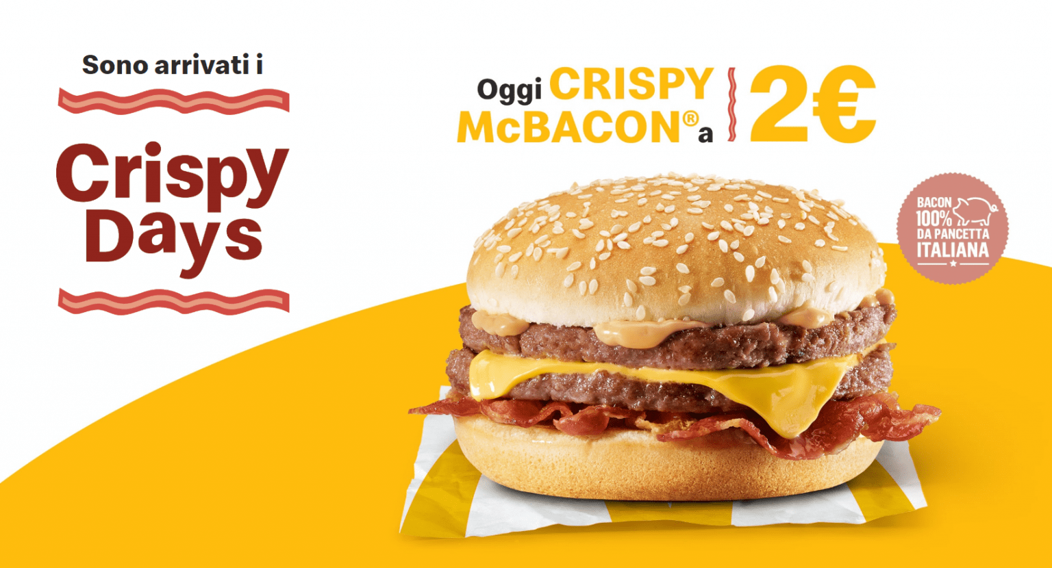 McDonald's Crispy Days: 5 giorni di offerte esclusive!