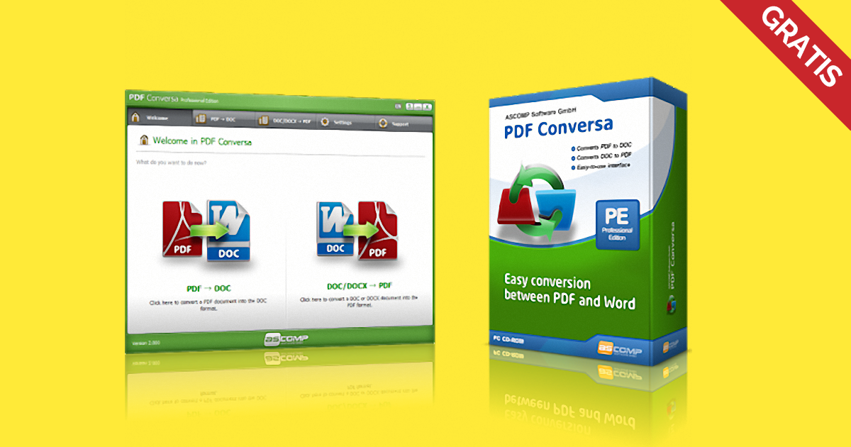 PDF Conversa Professional Edition GRATIS per PC, il convertitore di ...