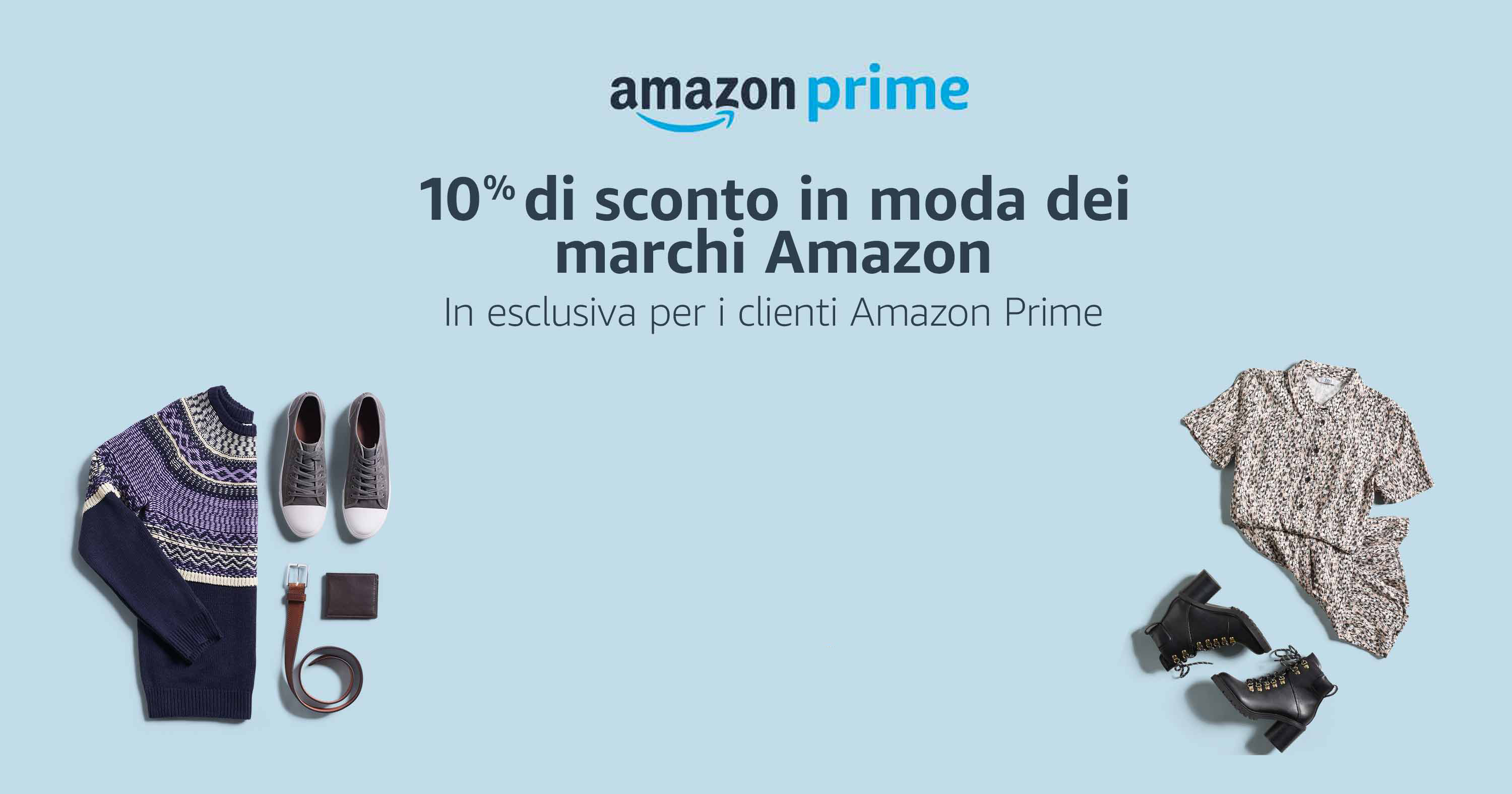 Amazon Moda: 10% di sconto su un'ampia selezione! — La pagina degli sconti