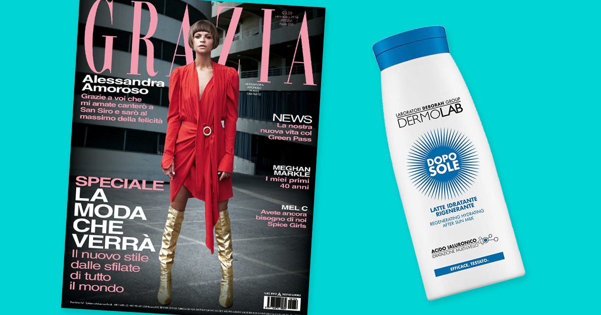Affare in edicola: Latte Doposole Dermolab in omaggio con Grazia!