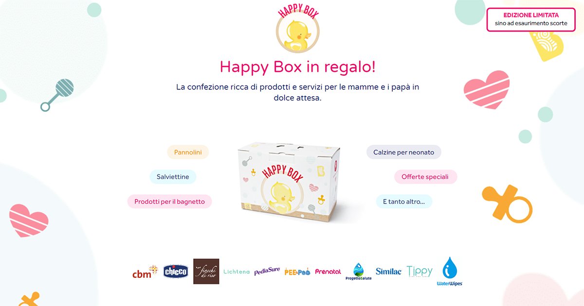 Prénatal ti regala l'Happy Box, per dare il benvenuto al tuo bambino ...