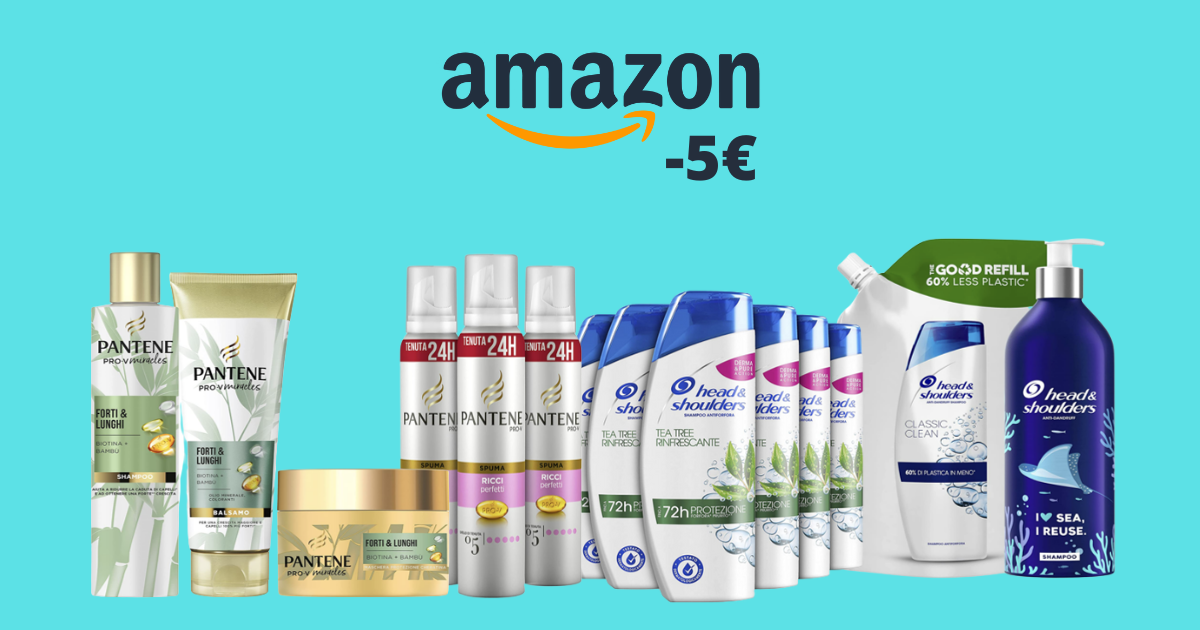 Amazon: acquista 2 prodotti Pantene e/o Head&Shoulders e ottieni 5€ di sconto! — La pagina degli ...