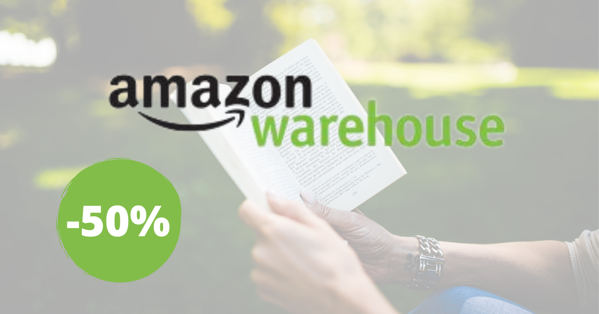 Offerta Amazon Warehouse: extra sconto del 50% su migliaia di libri! — La pagina degli sconti
