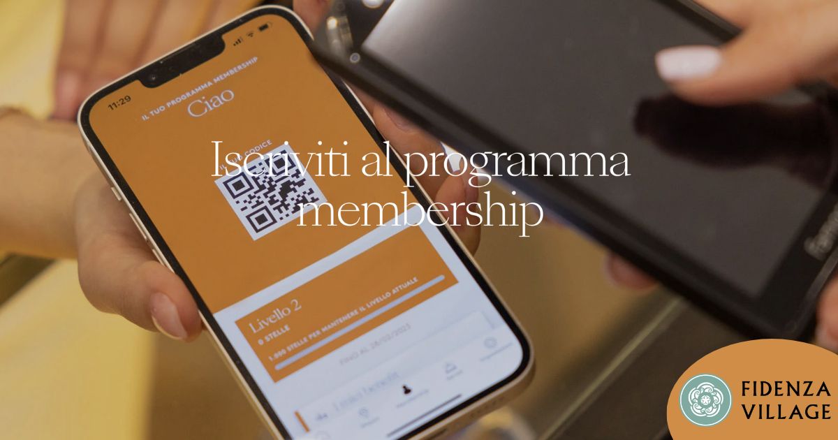 Iscriviti al programma membership di Fidenza Village: per te vantaggi e super sconti nell'outlet ...