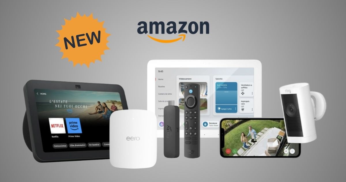 Novità Amazon: scopri tutti i nuovi prodotti tech per la smart home in ...