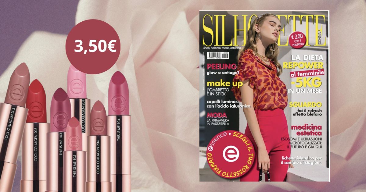 Affare in edicola: rossetto Essence con Silhouette Donna Pocket a soli 3,50€! — La pagina degli ...