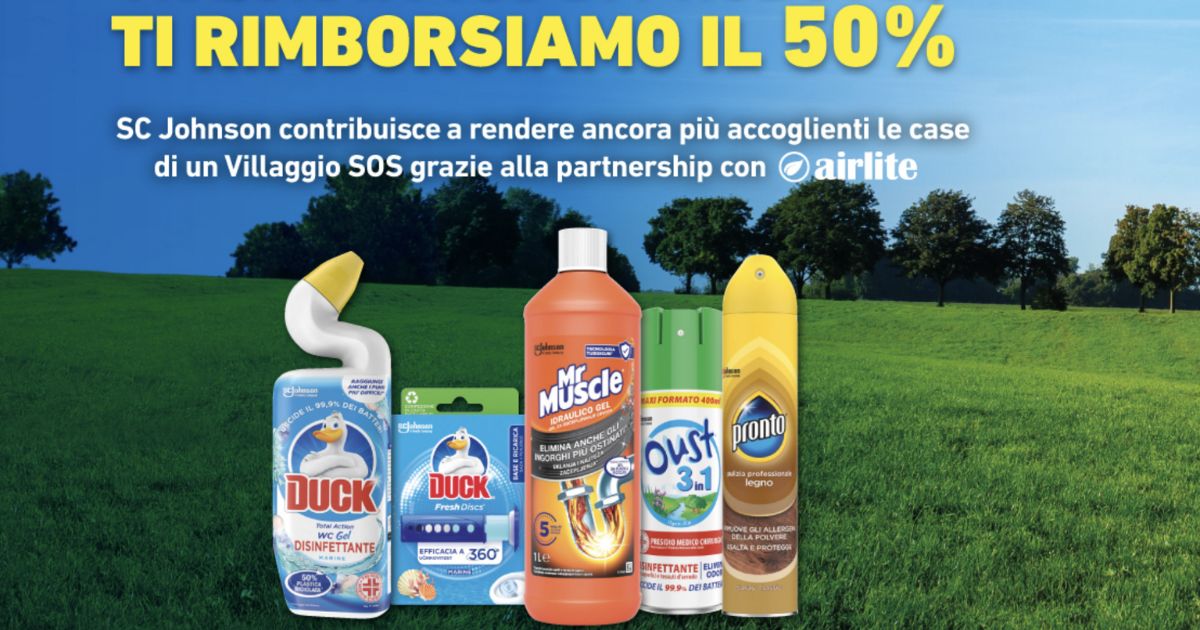 Cashback "Insieme per un futuro sostenibile": 50% di rimborso su ...