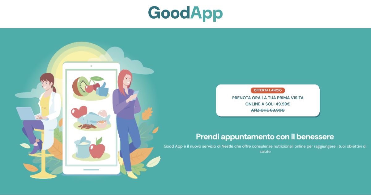 Offerta lancio GoodApp: prenota una visita con un nutrizionista esperto scontata del 29%! — La ...