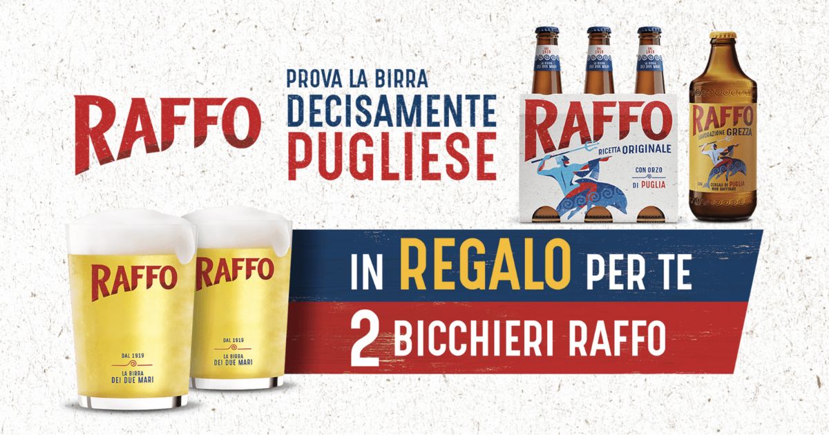 Acquista Birra Raffo e ottieni come premio certo 2 Bicchieri Limited ...