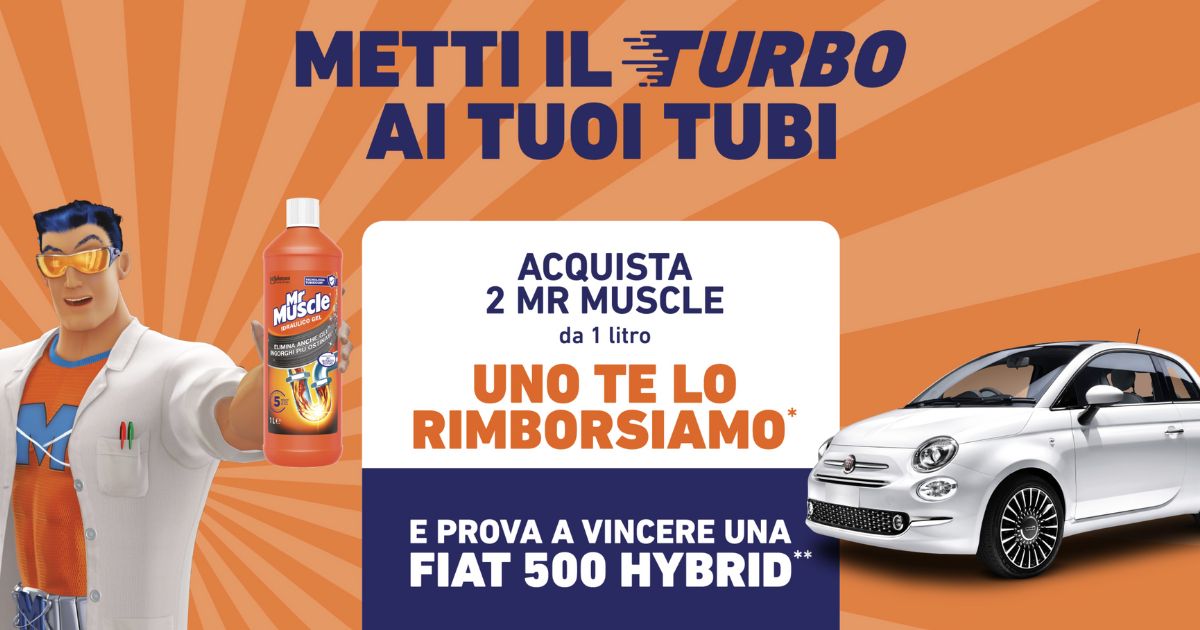 Cashback Mr Muscle: acquista 2 prodotti e richiedi il rimborso del meno caro! — La pagina degli ...