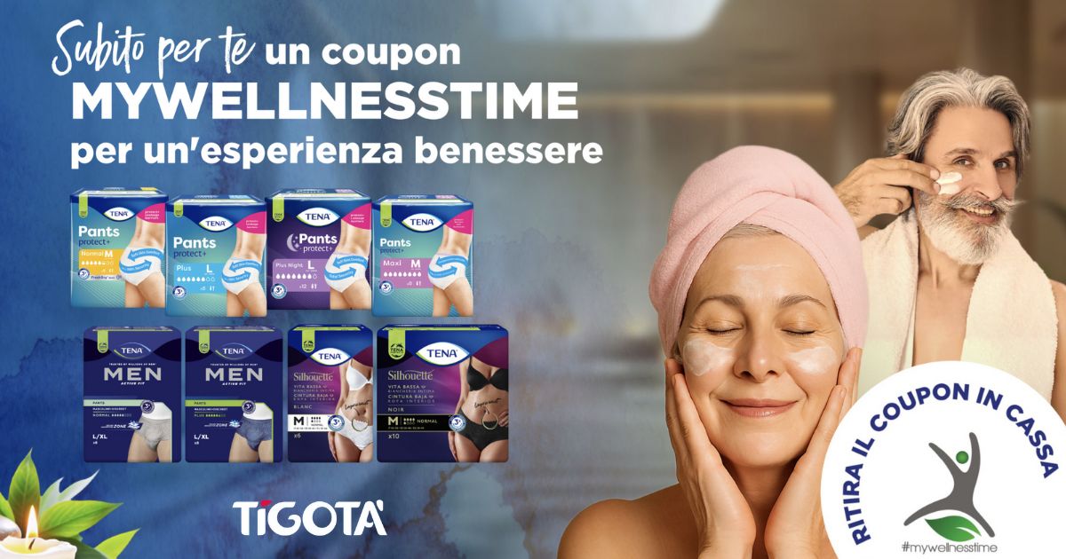"Tena Pants ti regala un coupon benessere": ecco come richiedere l ...